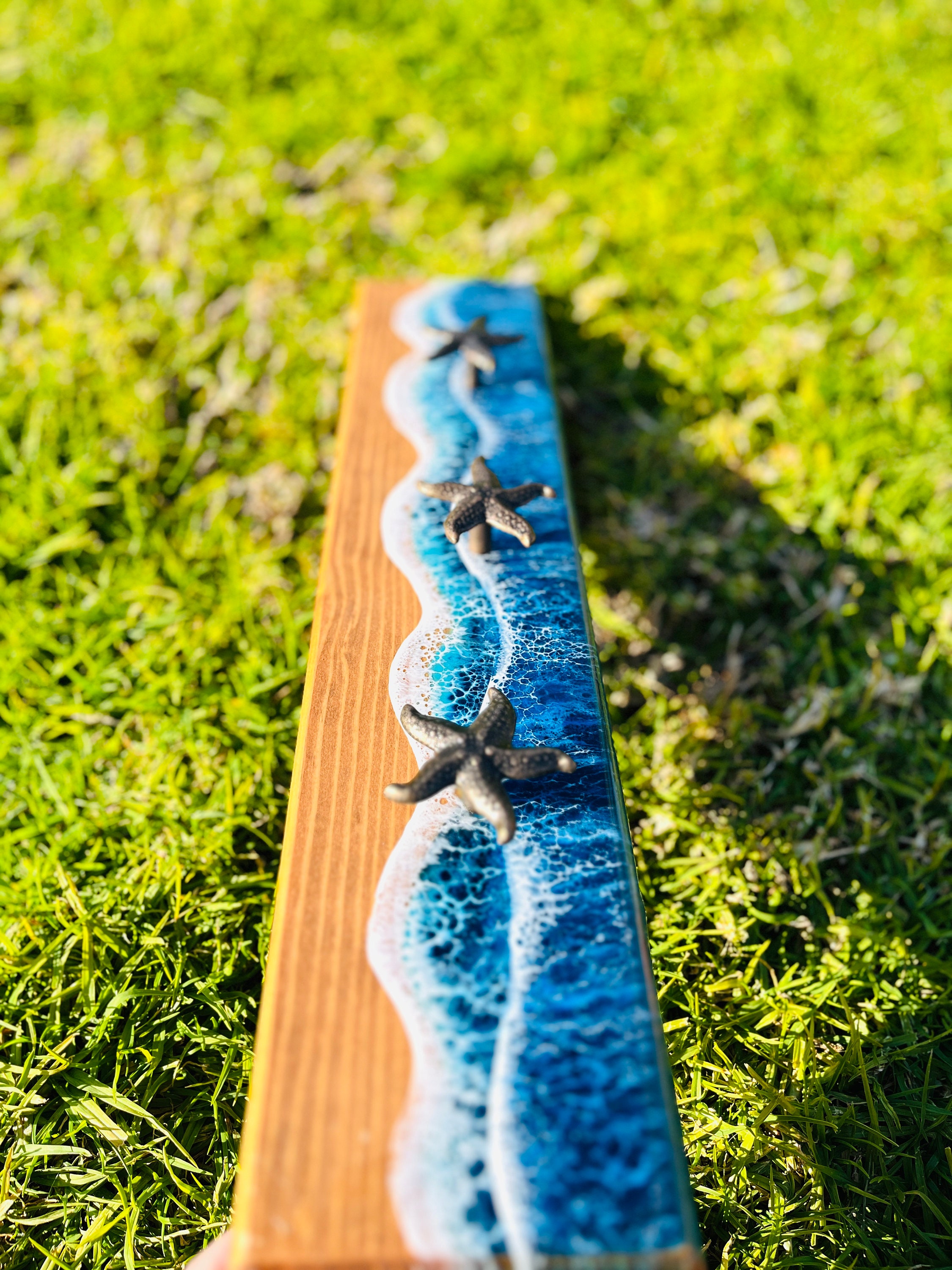 Resin Ocean Wave Wall Hook, Coat Hook, Key Hook, Entryway Decor, Purse ...