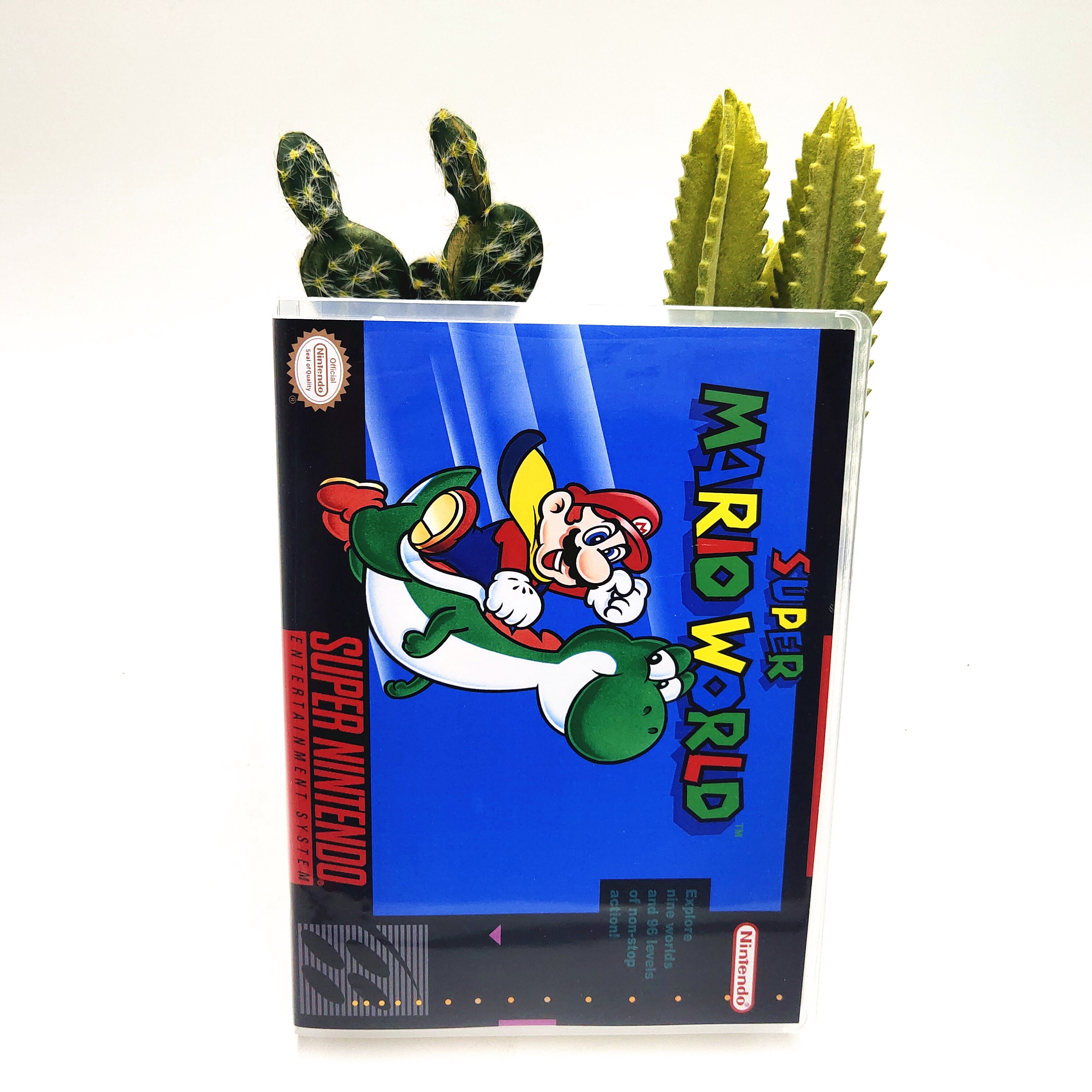 SNES games Super Mario World display boxes art box comes with | Etsy