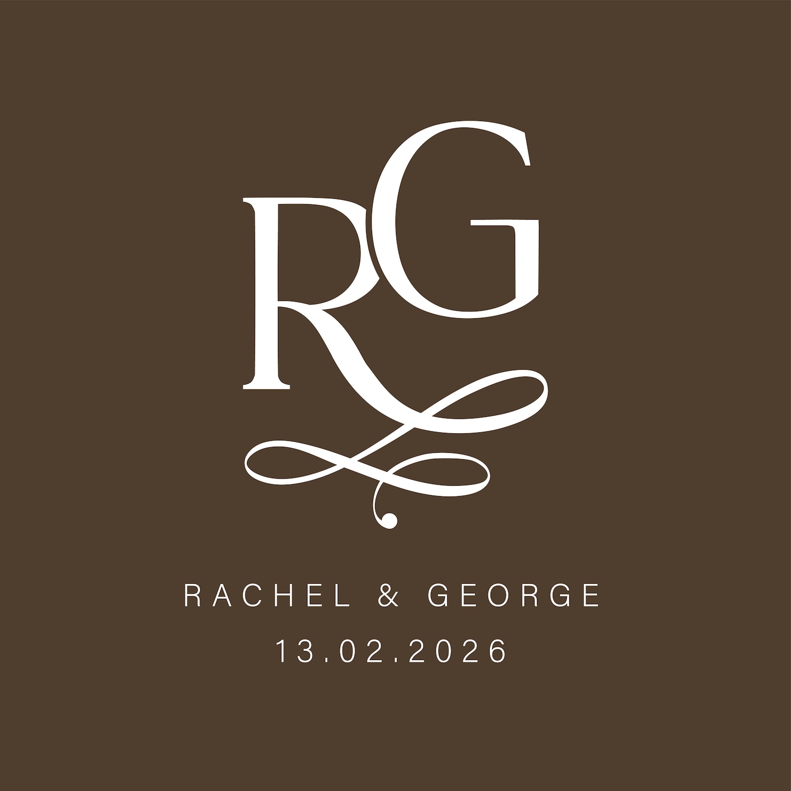 Custom Wedding Logo With Initials, Customizable Wedding Monogram ...