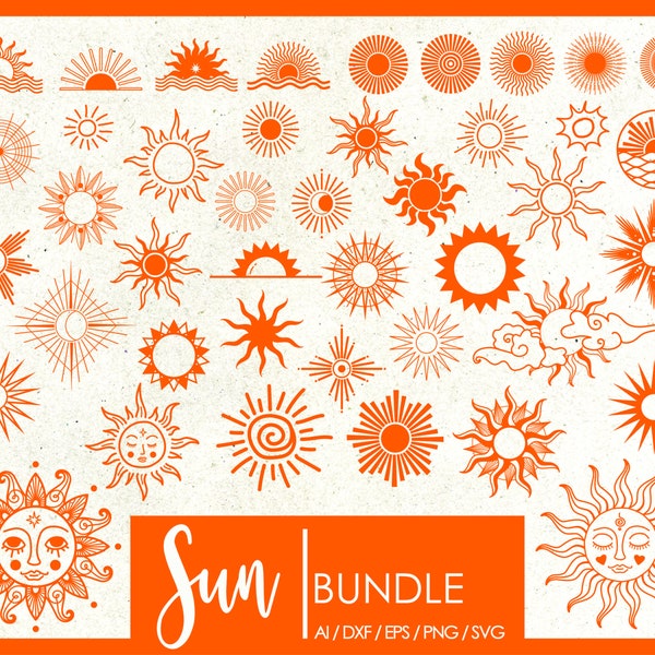 Half Sun Svg - Etsy
