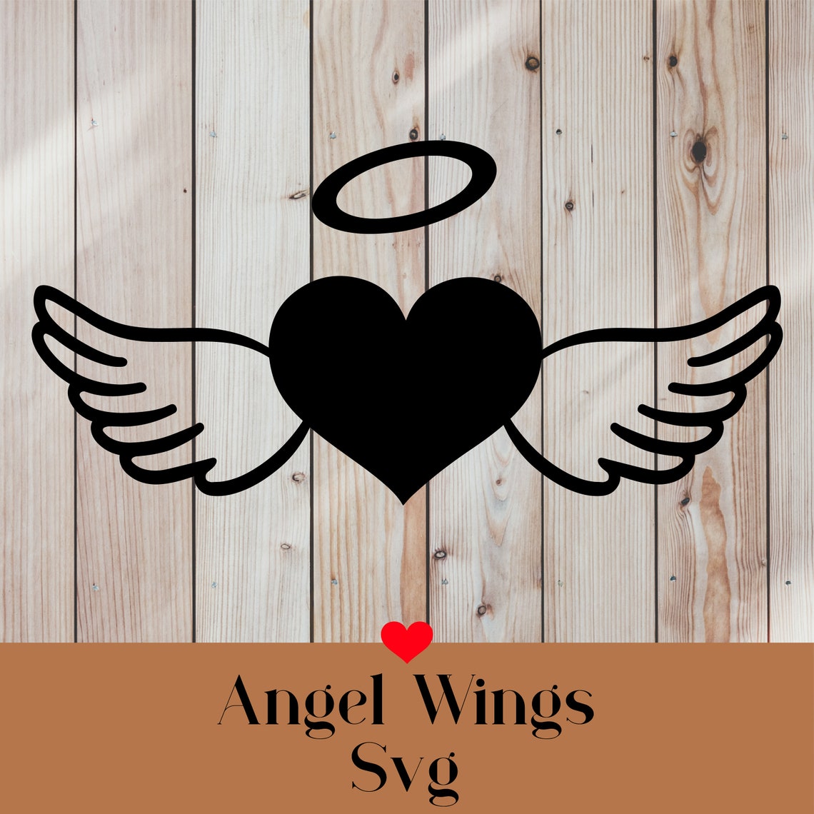 Angel Wings, Heart Svg, Memorial SVG, Heart With Wings, Clipart, Wings ...