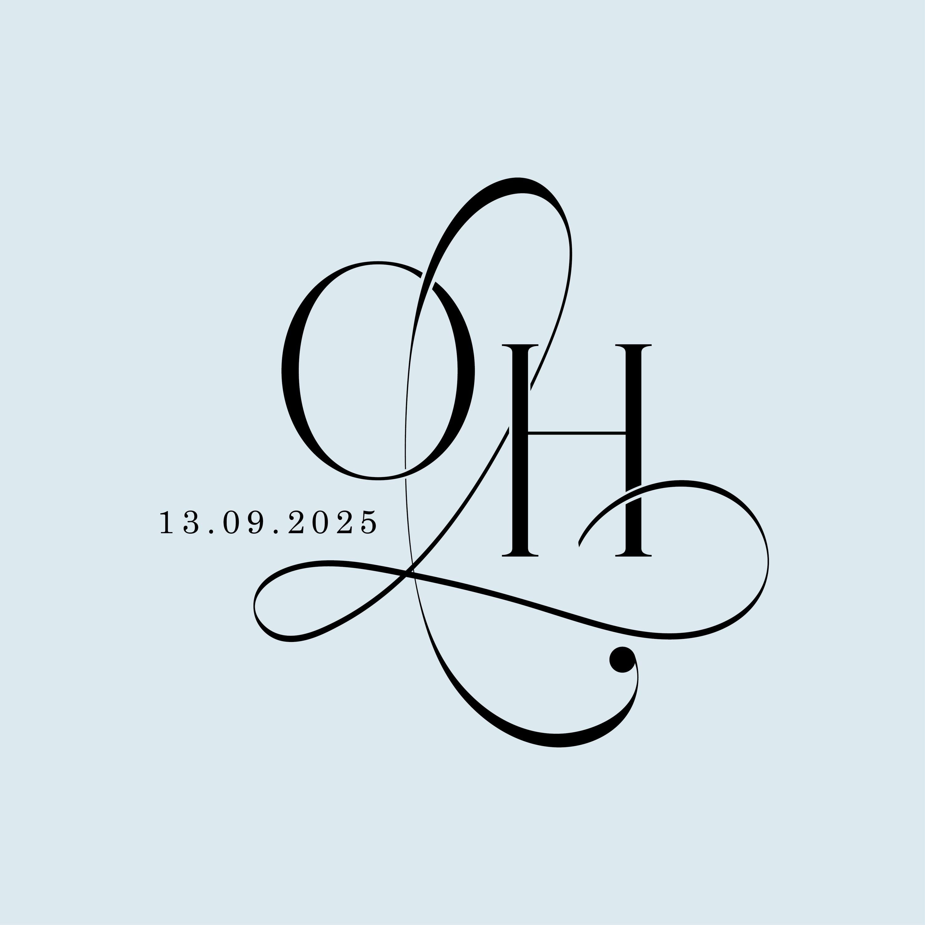 Custom Wedding Logo With Initials, Customizable Wedding Monogram ...