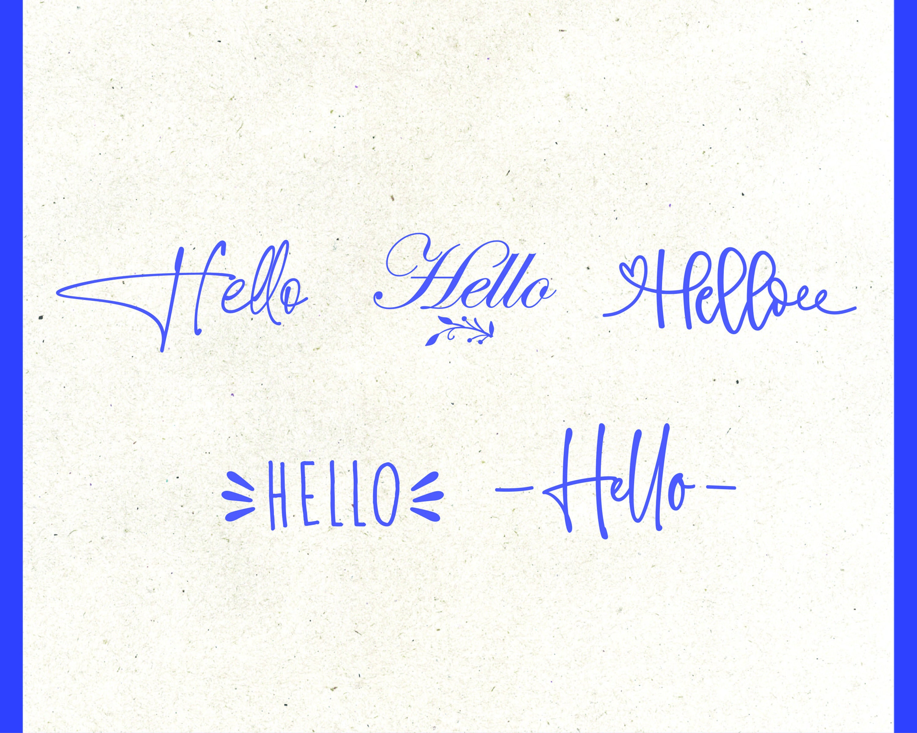 Hello Sign Svg, Welcome Svg, Hello Flourish Svg, Welcome Cut File. - Etsy