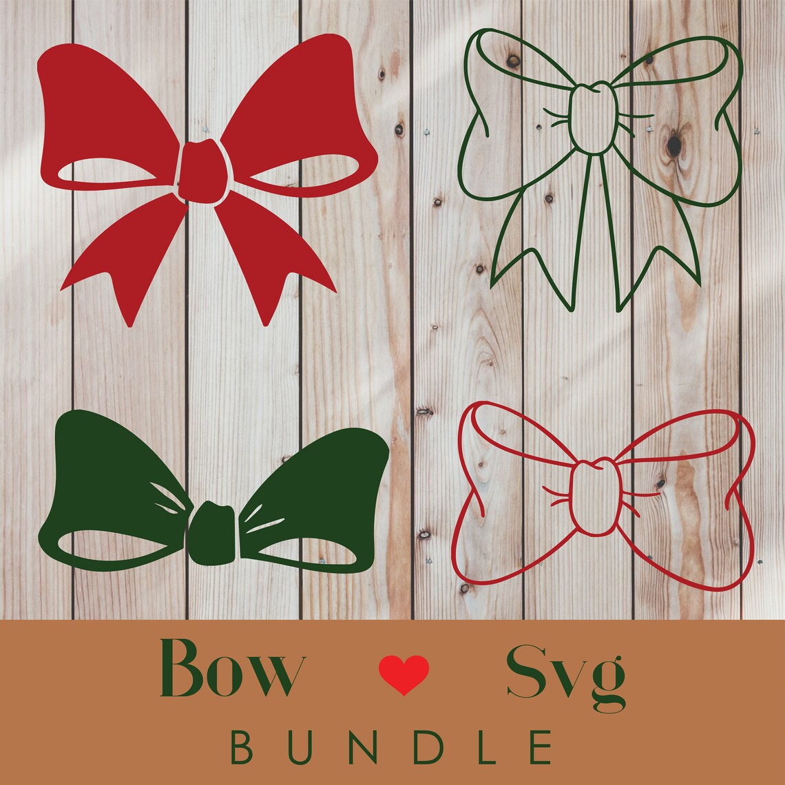 Bow Svg, Ribbon Bow, Christmas Bow Svg, Hair Bow Svg, Cut Files, Hair ...