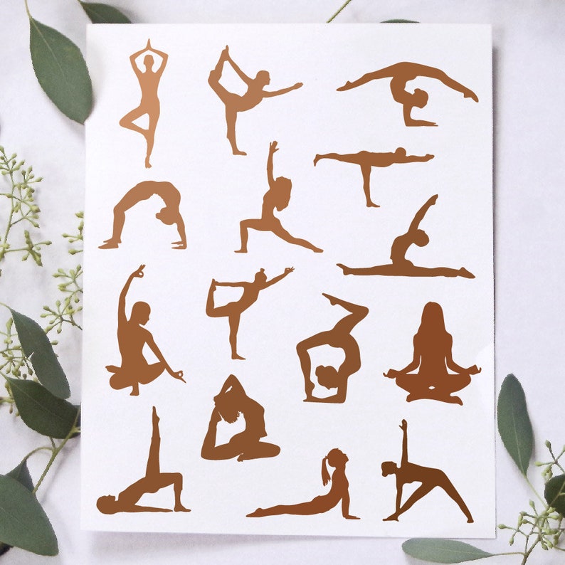 Yoga Poses Svg Bundle, Yoga Svg, Meditation Svg Bundle, Yoga Poses ...
