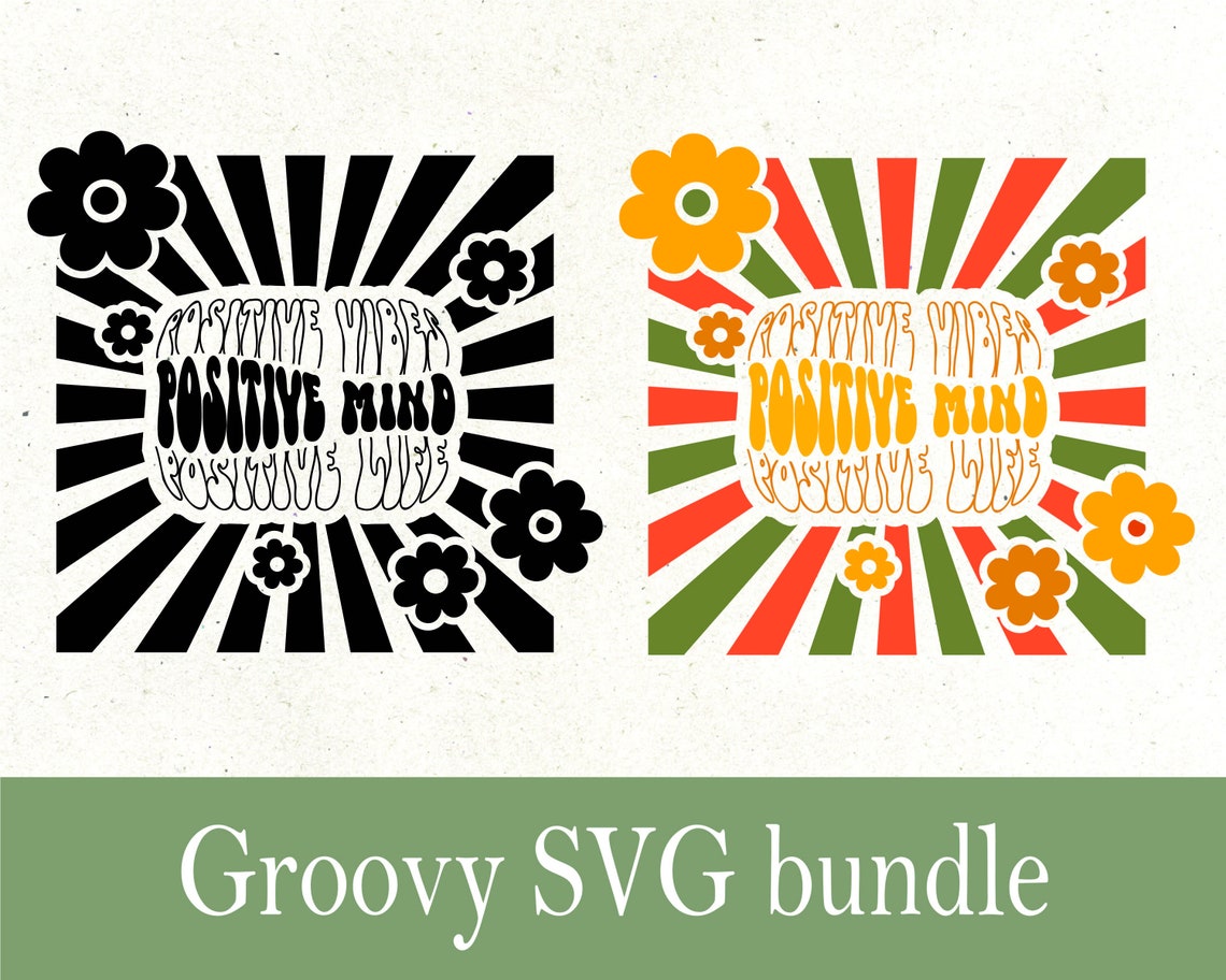 Groovy Svg Retro Groovy Svg Bundle Retro T-shirt Design - Etsy