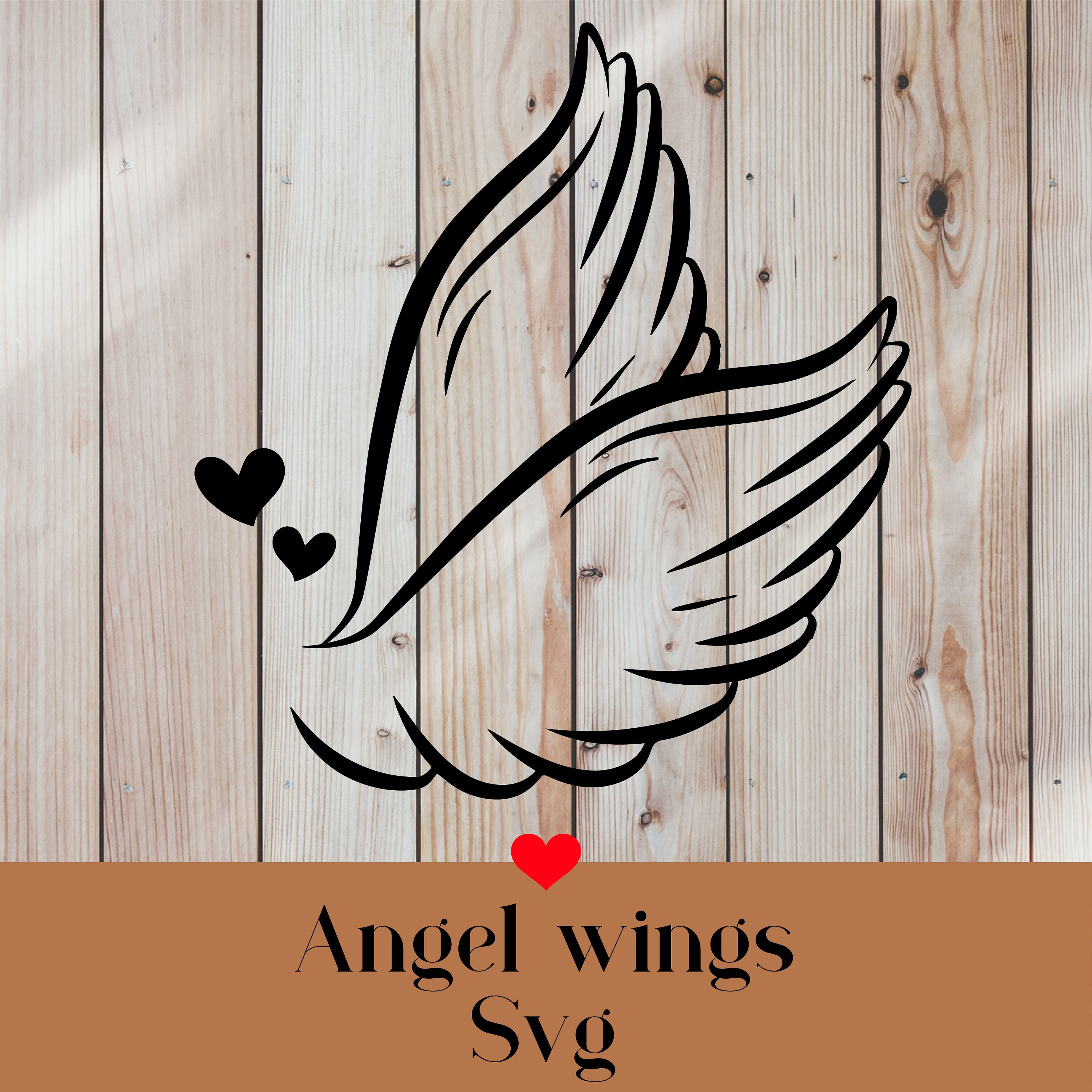 Angel Wings Memorial Svg Clipart Wings Angel Svg Wings Cut File Etsy