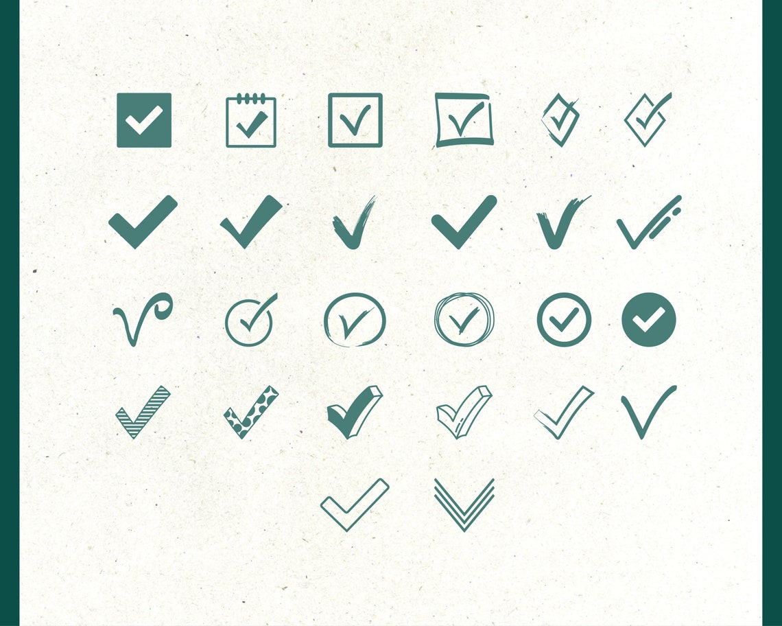 Check Mark Svg, Tick Mark SVG, PNG, Vector Check Marks, Silhouette ...