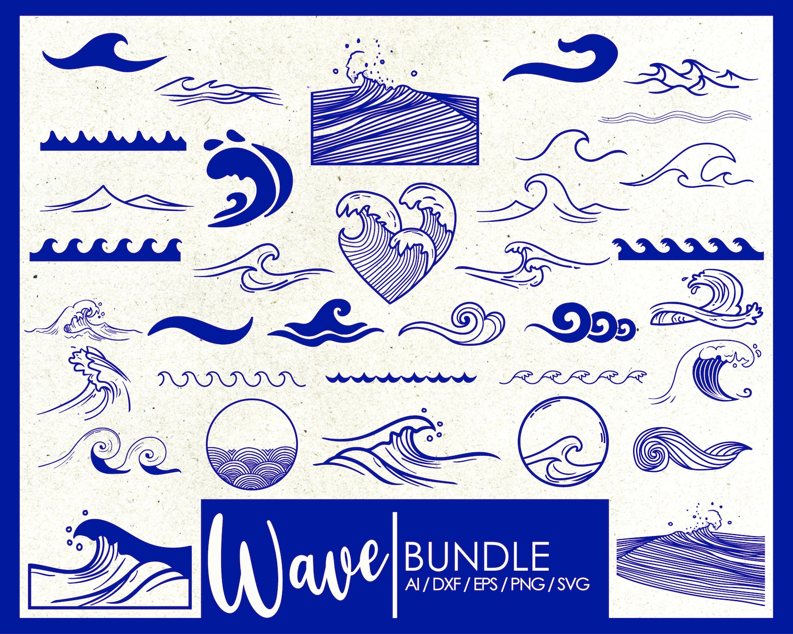 Wave Svg, Sea Waves Svg, Beach Designs, Wave Vector, Wave Svg Bundle ...