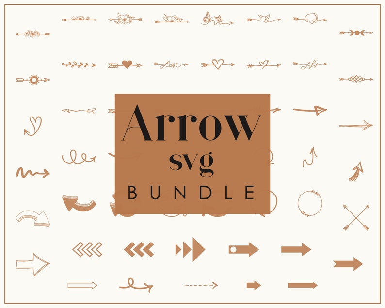 Arrow Svg, Easy Cut, Arrow Svg Bundle, Arrow Clipart, Arrows Vector ...