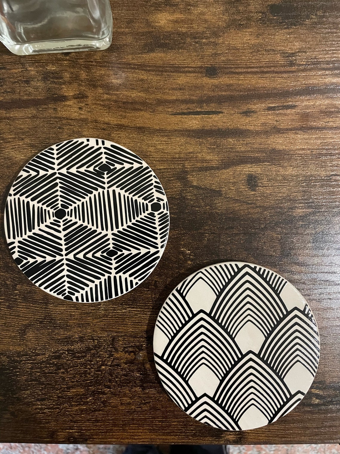 African Inspired Coasters Handmade Coasters Geometric - Etsy