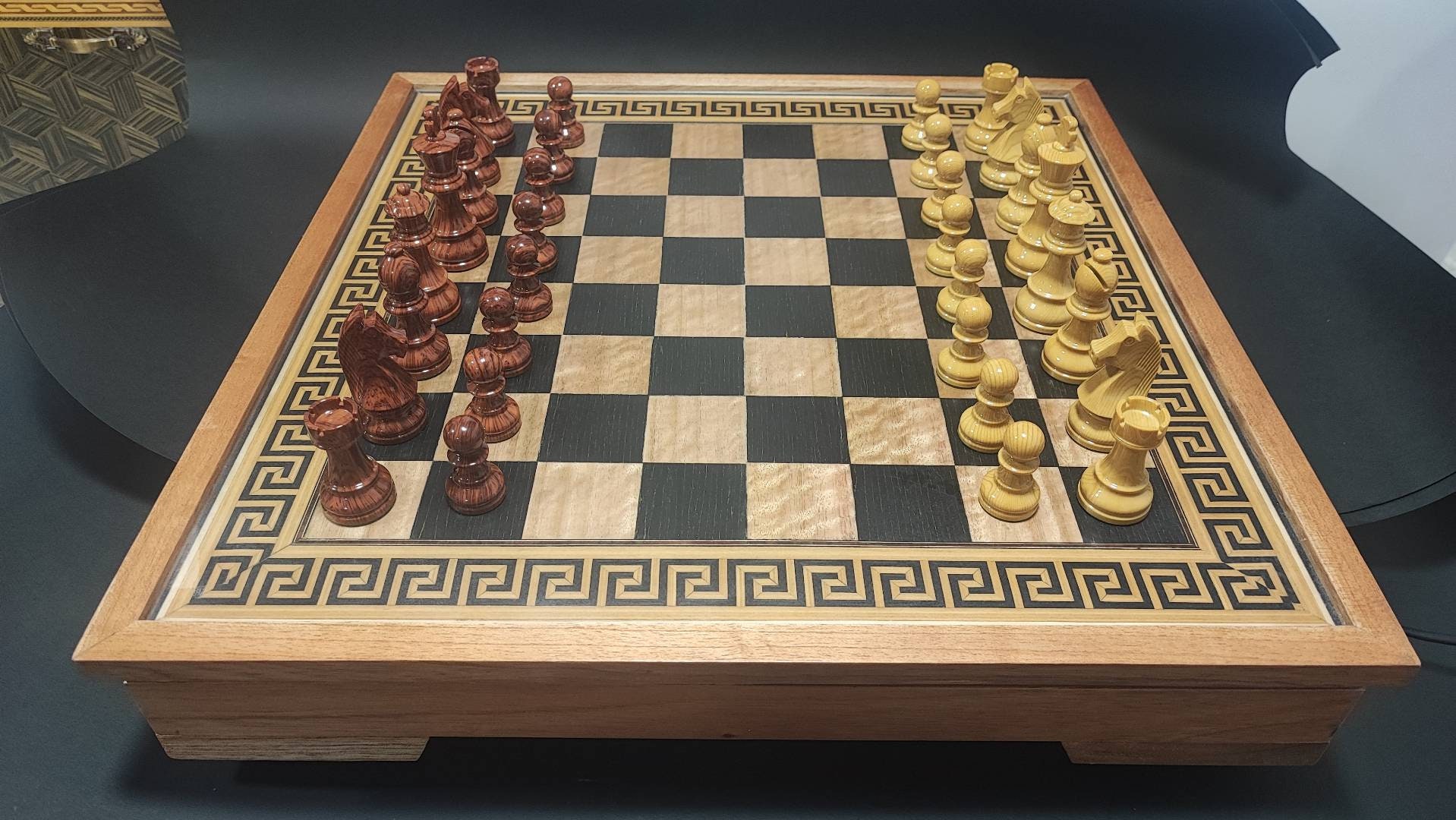 Large Cedar Wood Chess Box - Etsy