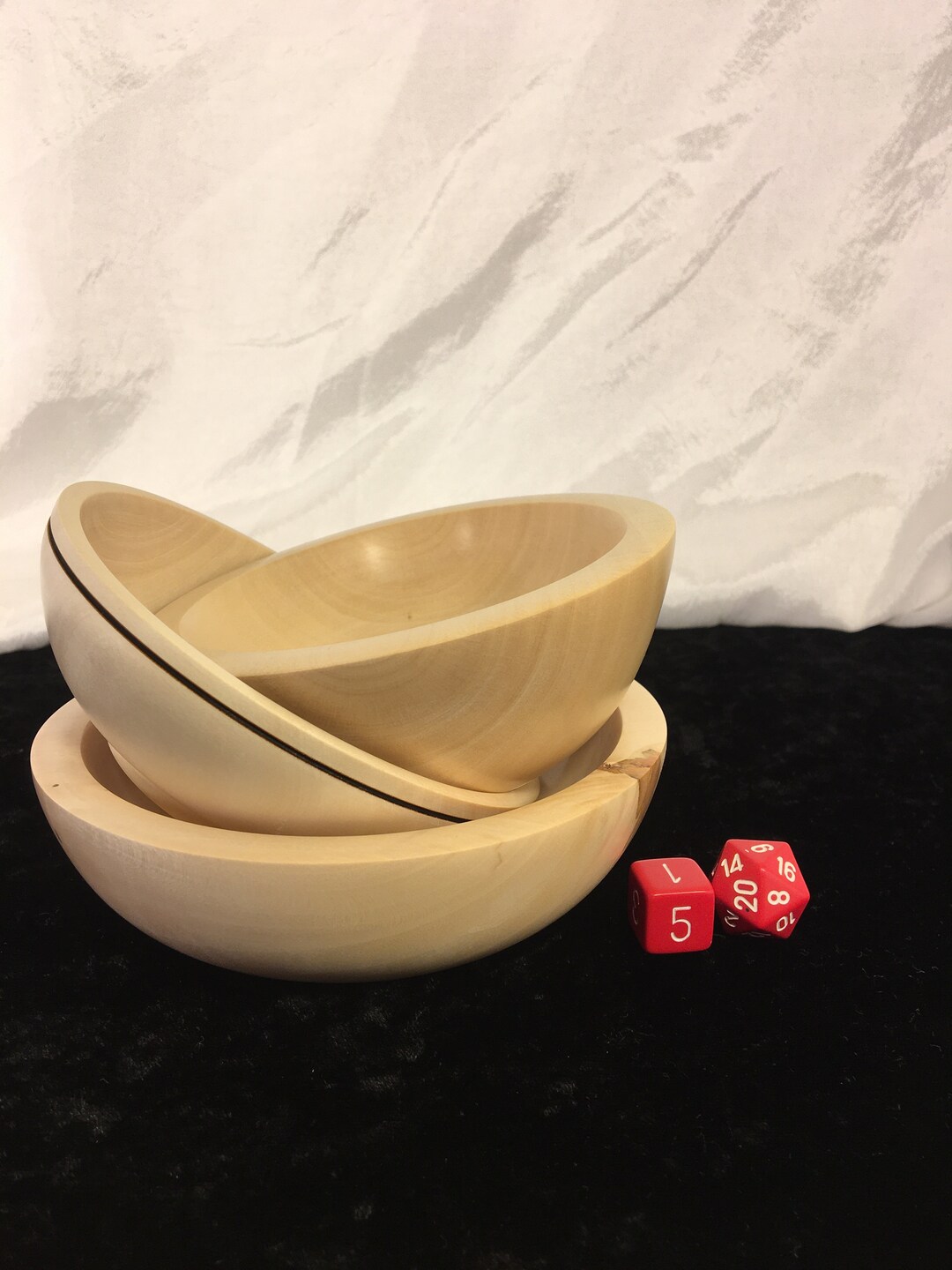 Small Silver Maple Bowl 3 Variations Individual or Set Decorative Small ...