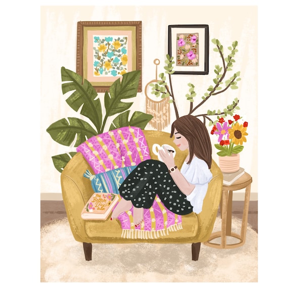 Cozy Art Print - Etsy