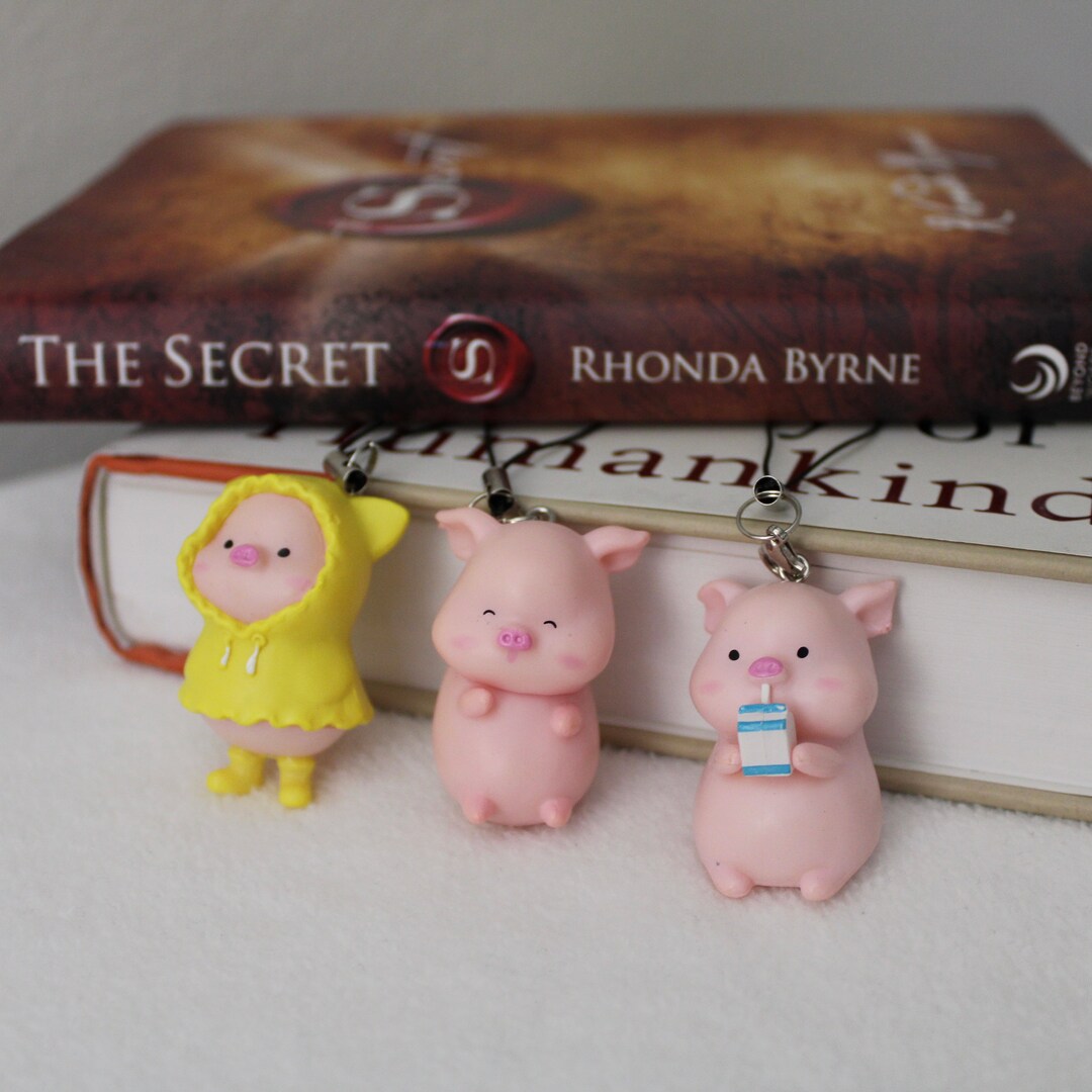 Cute Keychains; Pig Keychain; Pig Lover Gift; Piglet Keychain; Cute ...