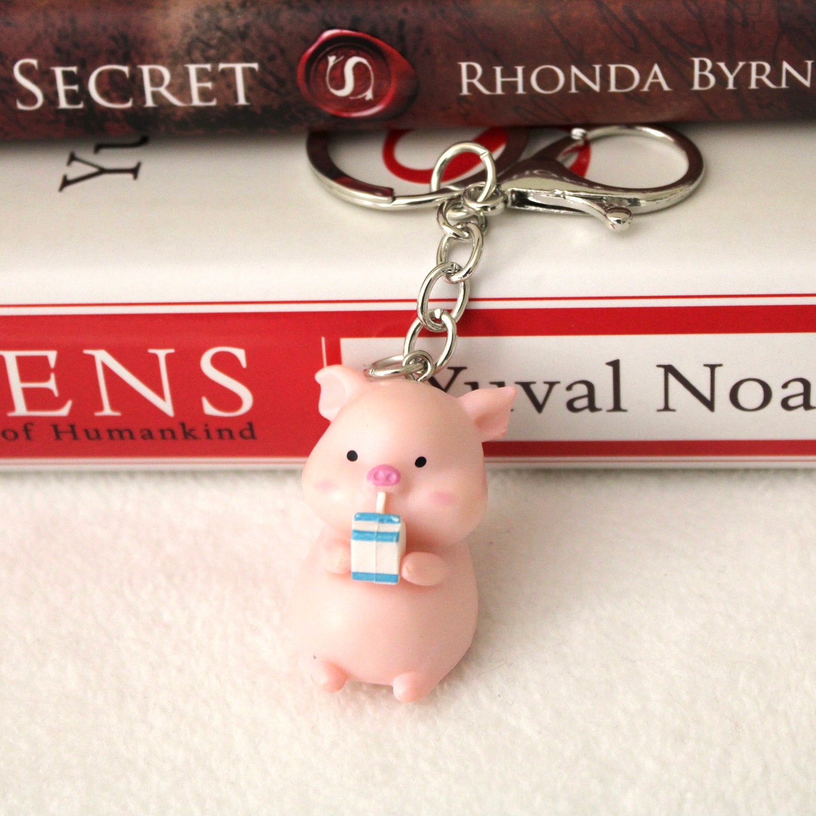 Cute Keychains Pig Keychain Pig Lover Gift Piglet Keychain - Etsy