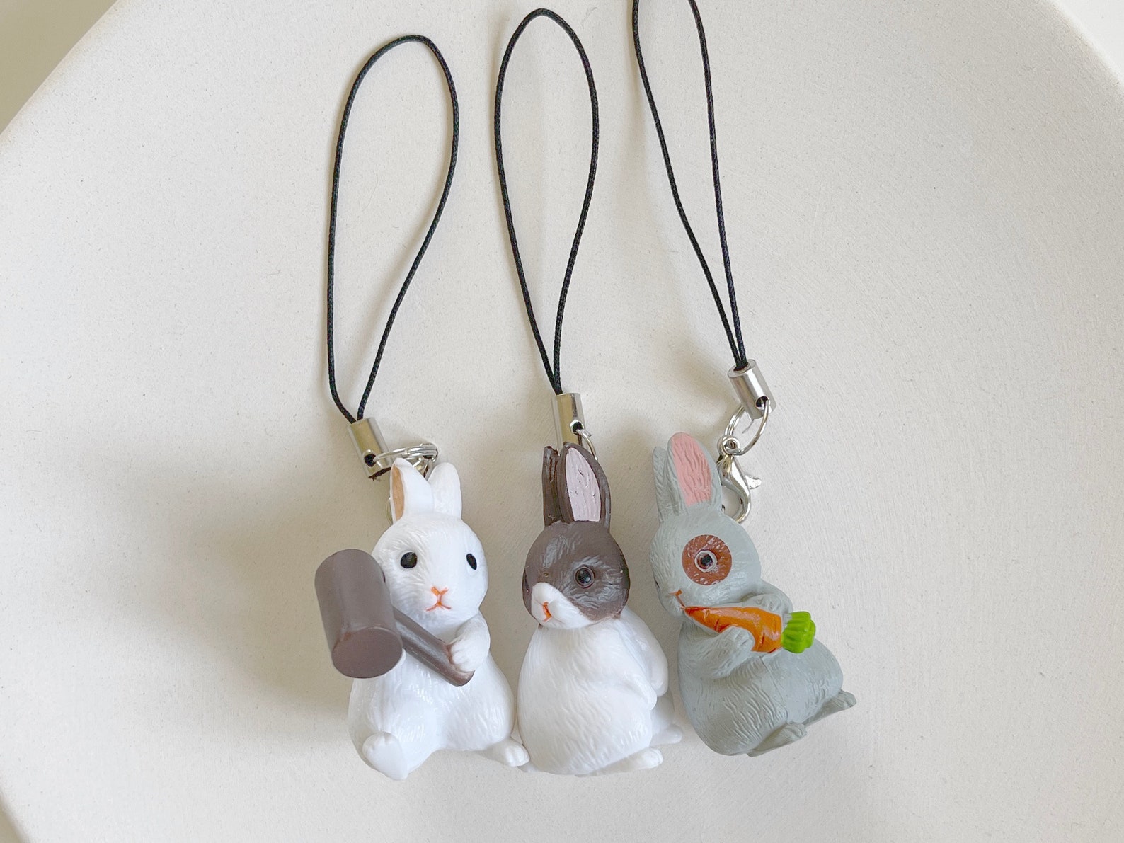 Cute Bunny Bag Charm Rabbit Figure Key Chain Rabbit Lover - Etsy Italia