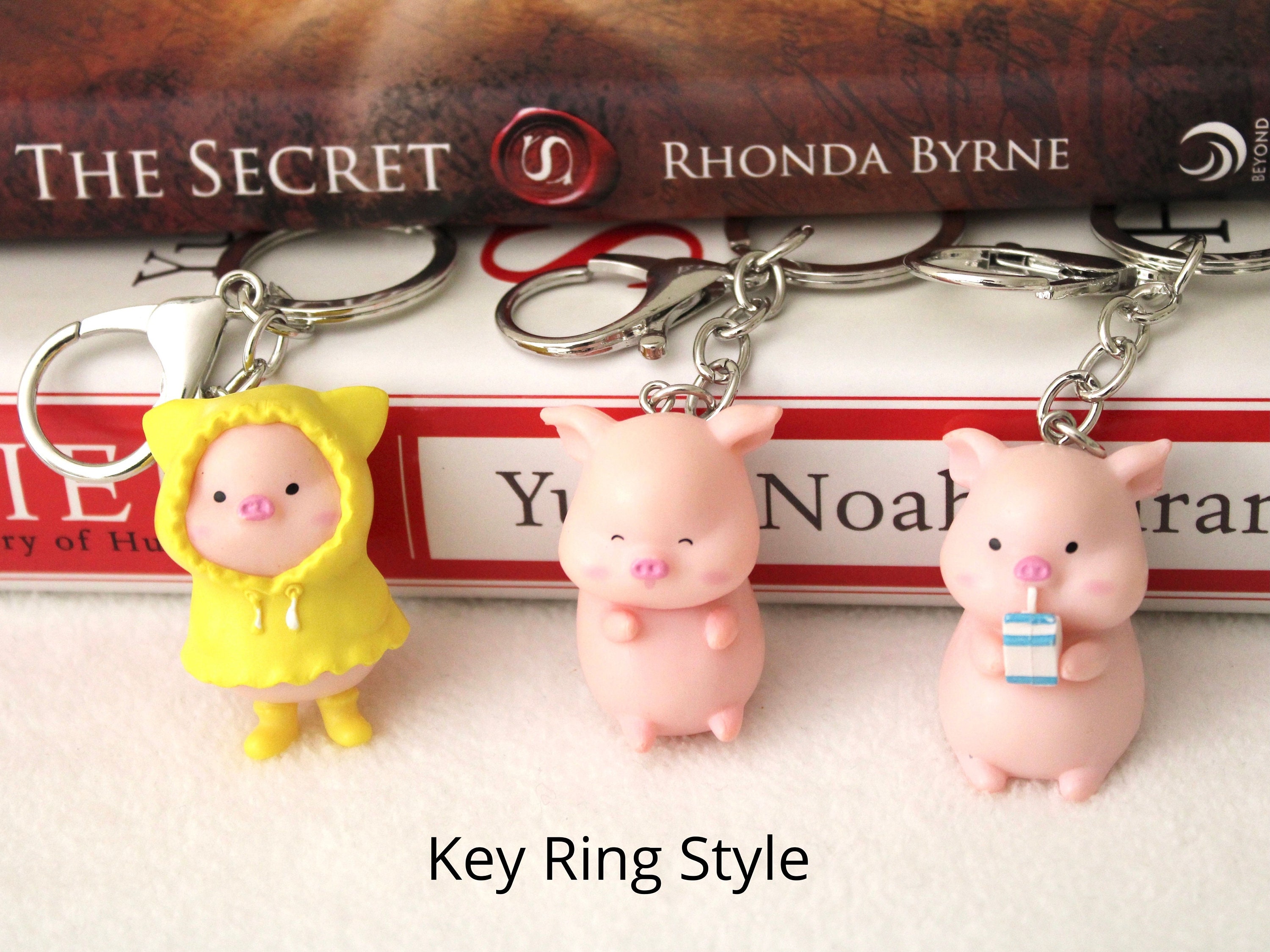 Cute Keychains Pig Keychain Pig Lover Gift Piglet Keychain - Etsy