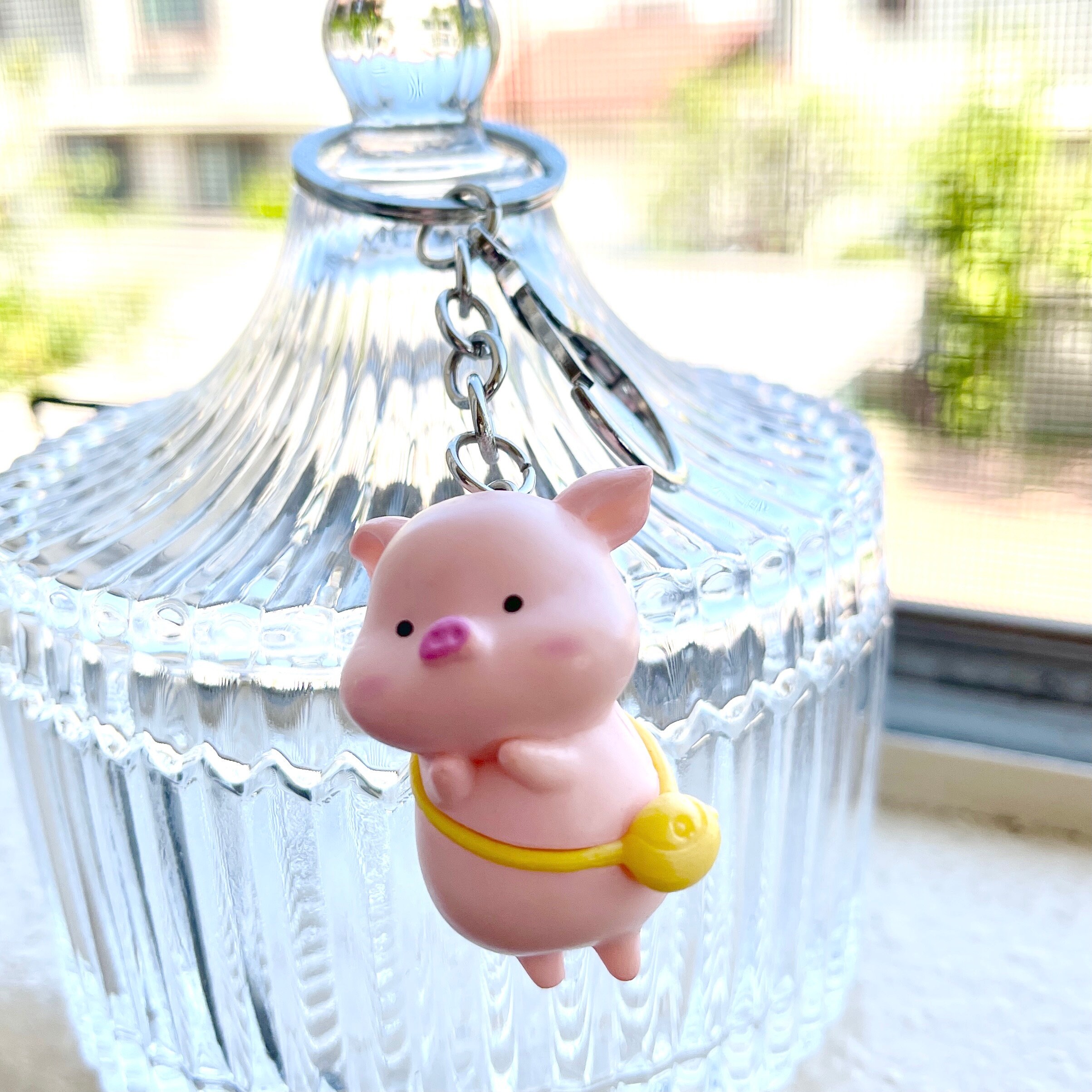 Pig Zipper Charm Pig Figure Key Chain Pig Lover Gift Piglet - Etsy UK