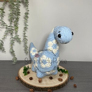 Dougie the African Flower Dinosaur Crochet Pattern, PDF, Digital ...