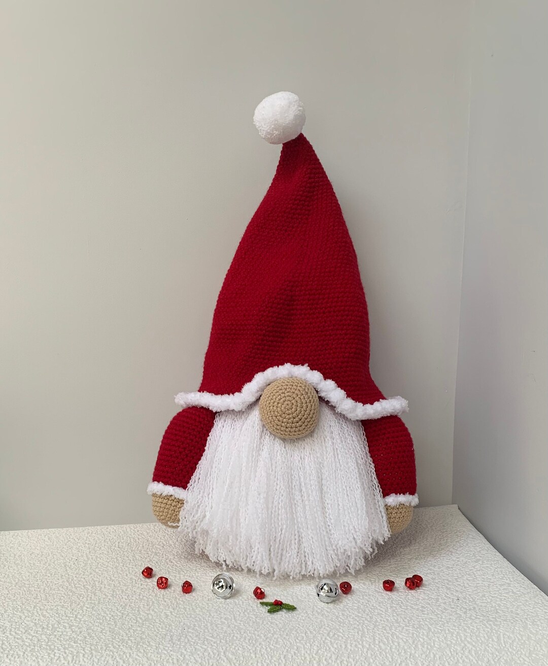 LARGE Crochet Gonk Gnome PDF Pattern Amigurumi Christmas Santa Ornament ...