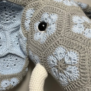 Crochet Nelson the Elephant Head PDF Pattern: African Flower Faux ...
