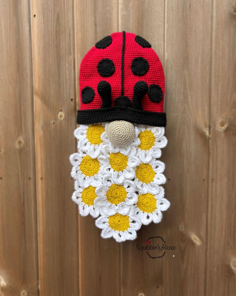 Crochet Ladybug, Ladybird Gonk, Gnome, Wreath Pattern Pdf, Download - Etsy