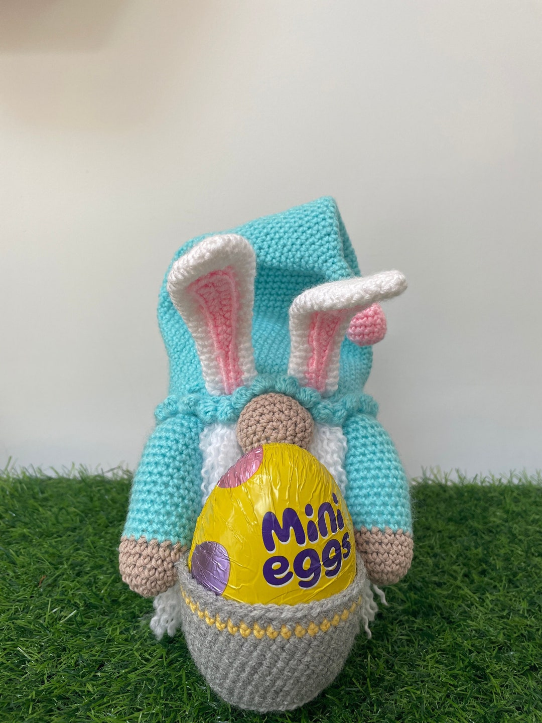 Crochet Easter Rabbit Gonk Gnome Egg Holder, Door Stop Pattern, Pdf ...