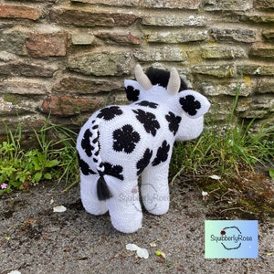Crochet African Flower Cow, Bluebell Cow (PDF Pattern) - Etsy