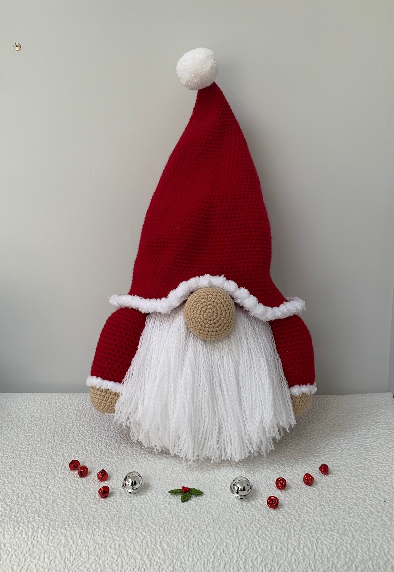 LARGE Crochet Gonk Gnome PDF Pattern Amigurumi Christmas Santa | Etsy