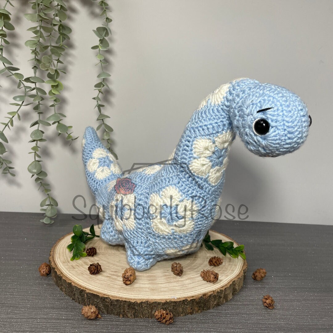 Dougie the African Flower Dinosaur Crochet Pattern, PDF, Digital ...