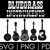 Bluegrass Instruments SVG PDF PNG Bundle Cricut Sublimation Silhouette ...