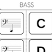 Printable Music Note Flash Cards Bass Clef Printable Flashcards ...