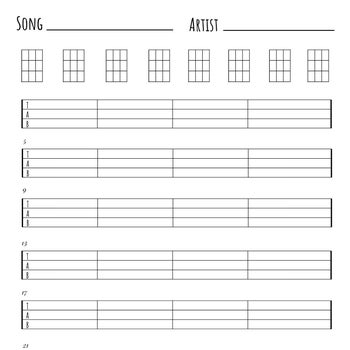 Mandolin Tab Sheets - Etsy