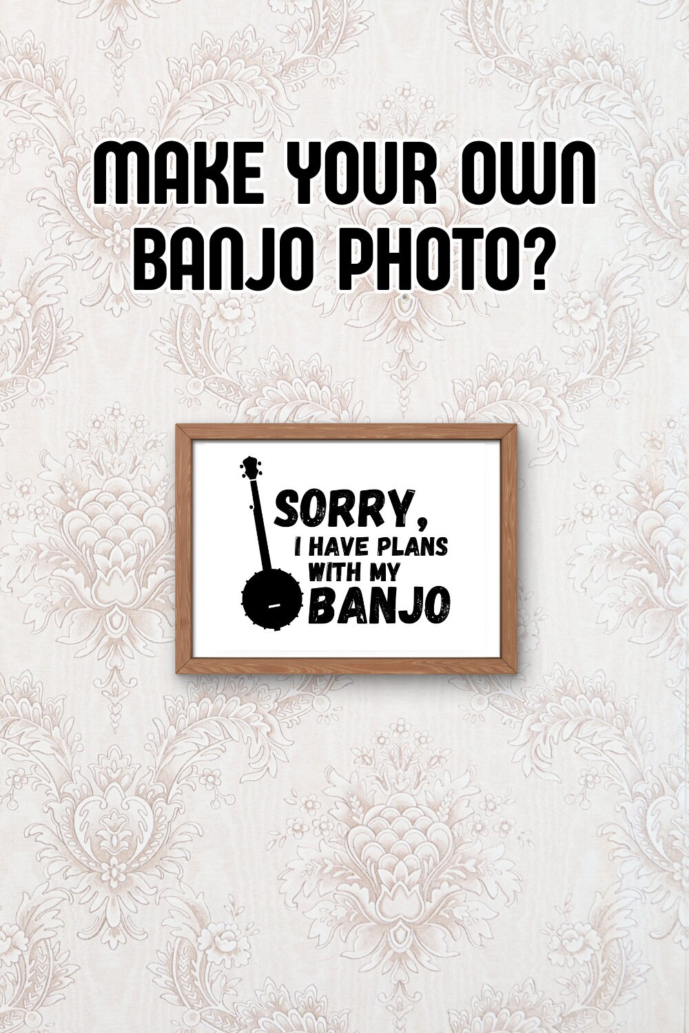 Bluegrass Banjo SVG: 5-string Instrument, Cricut Silhouette (digital ...