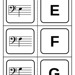 Music Note Flashcards Bundle Learn All the Notes Treble Clef Bass Clef ...