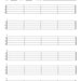 Banjo Blank Tabs and Chords Instant Printable Download (instant ...