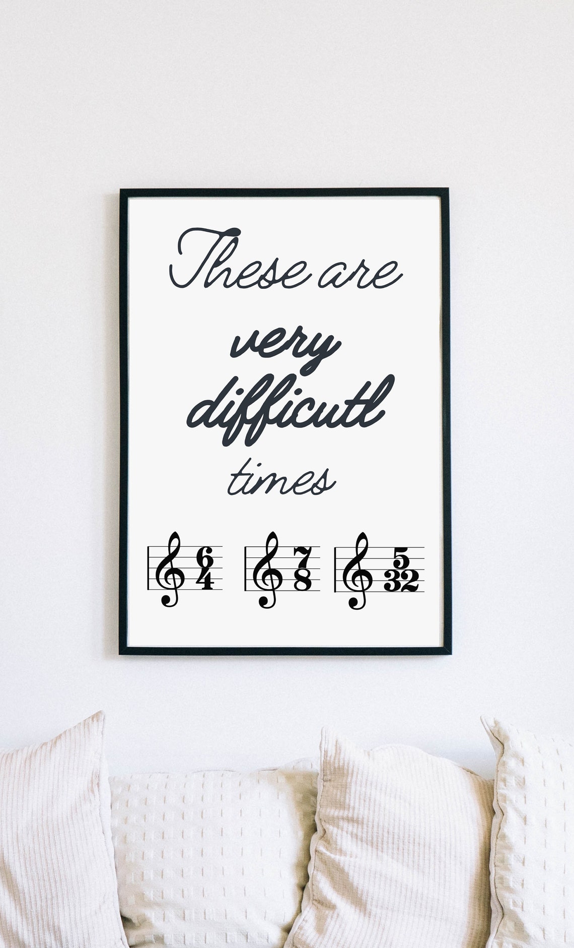 Funny Printable Music Poster Music Teacher Gift Idea These - Etsy