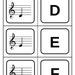 Music Note Flashcards Bundle Learn All the Notes Treble Clef Bass Clef ...