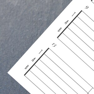 Guitar Blank Tabs & Chords Chart (instant Download) Blank Sheet Music ...