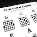 Left Handed Guitar Chords Sheet, Beginner Guitar Chords for Lefties ...