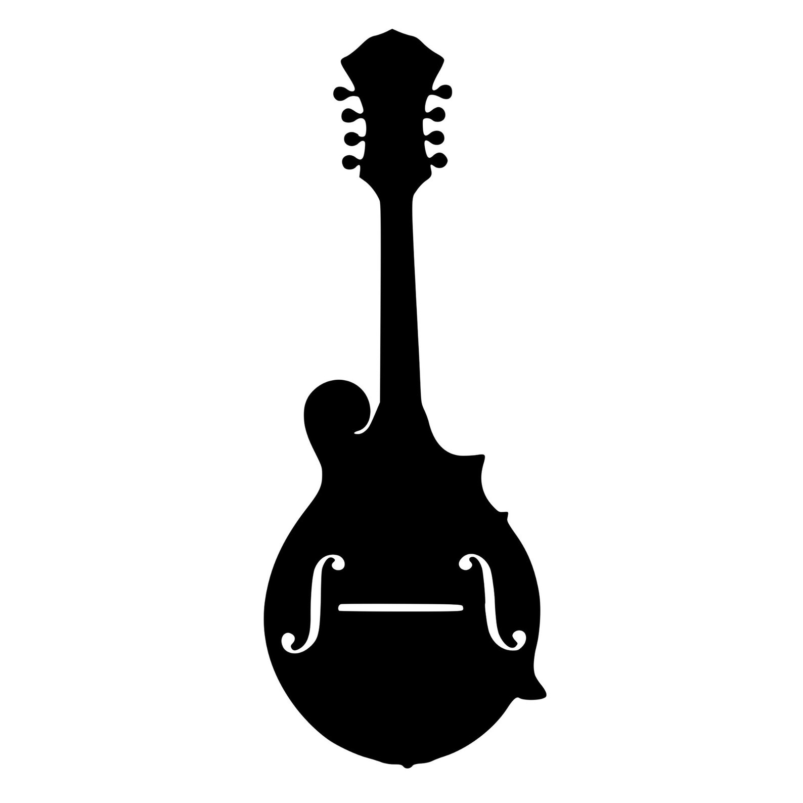 Bluegrass Instruments SVG PDF PNG Bundle Cricut Sublimation Silhouette ...