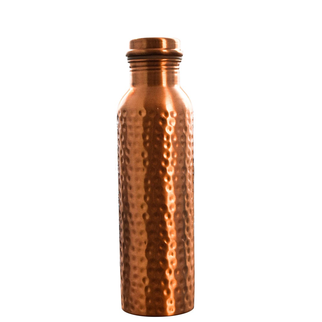 Pure Cooper Water Bottles – Diamond | Hammered | Plain | Silver Touch ...
