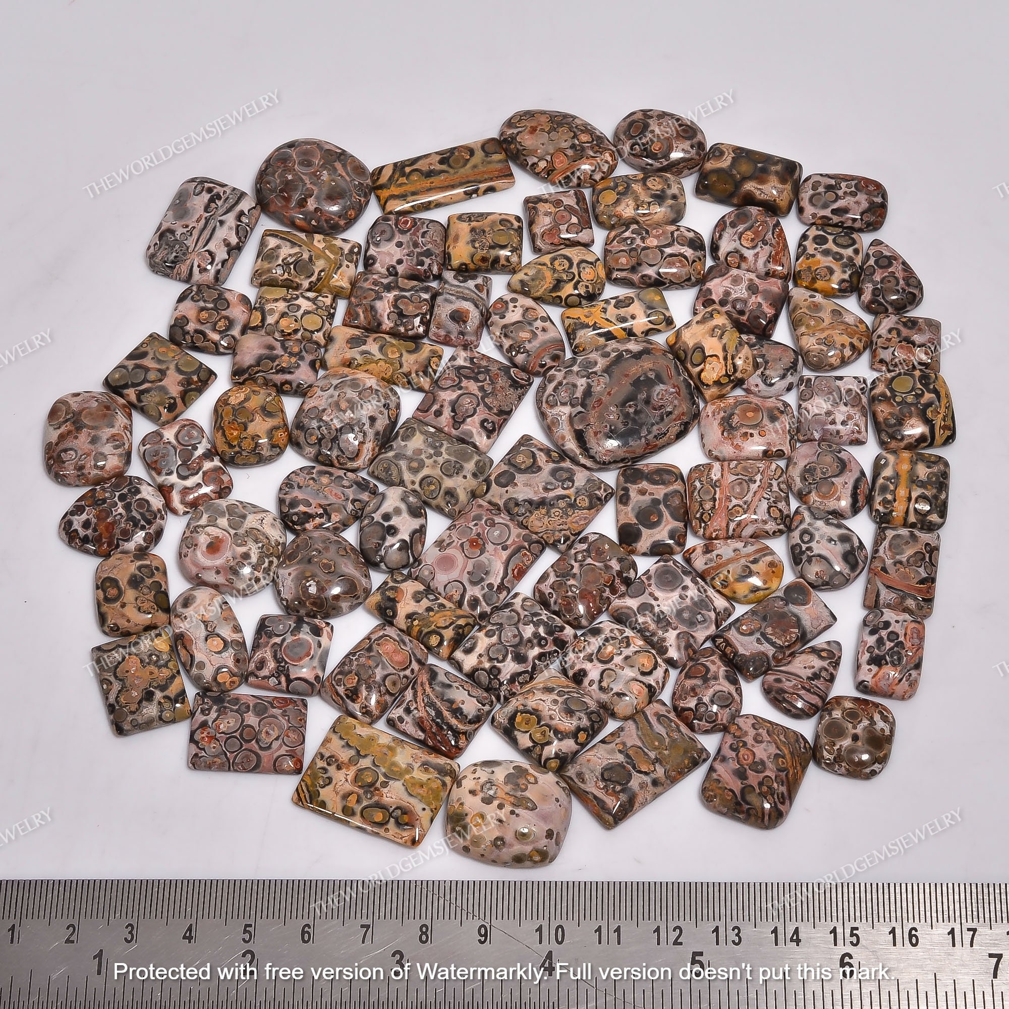 Genuine Natural Leopard Skin Jasper Cabochon Mix Shape and - Etsy