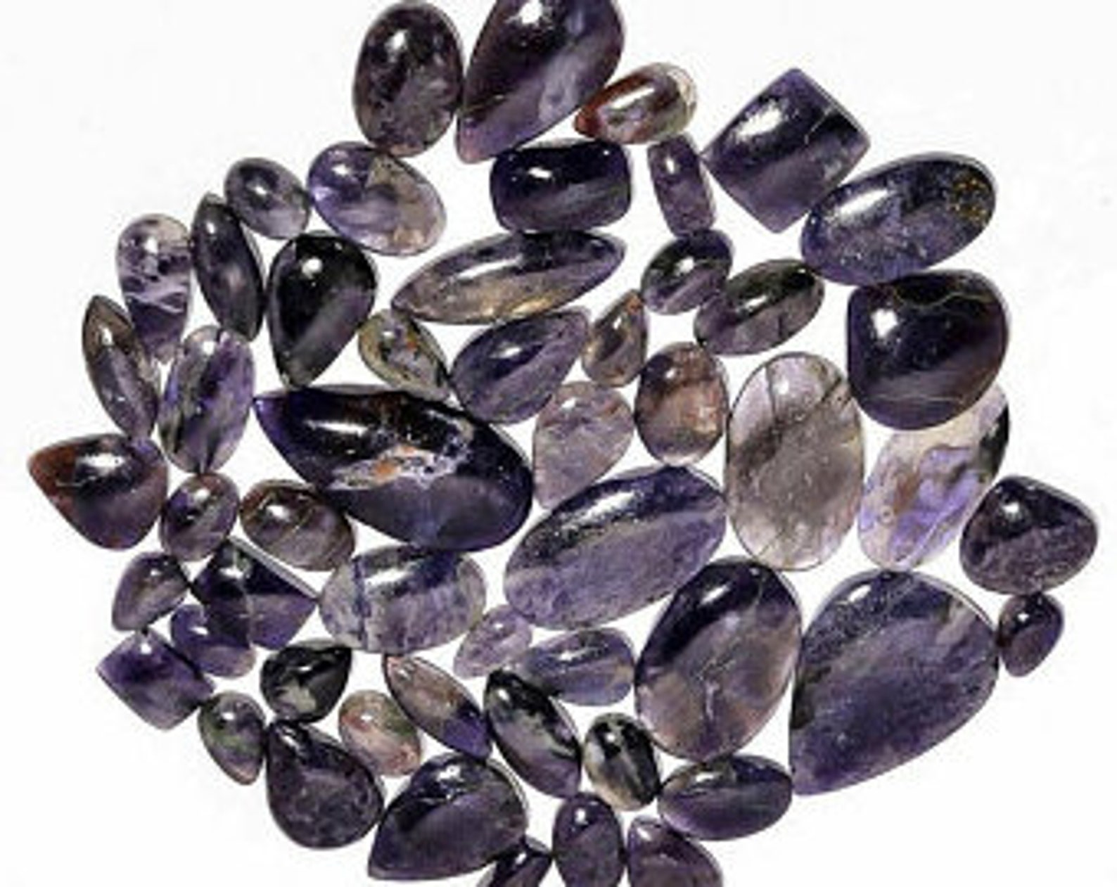 100% Naturel Iolite Pierre de Soleil Cabochon Pierre Précieuse - Etsy ...