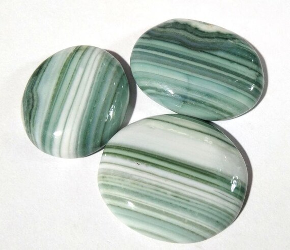 Natural green lace agate Gemstone For making Jewelry AAA Top | Etsy