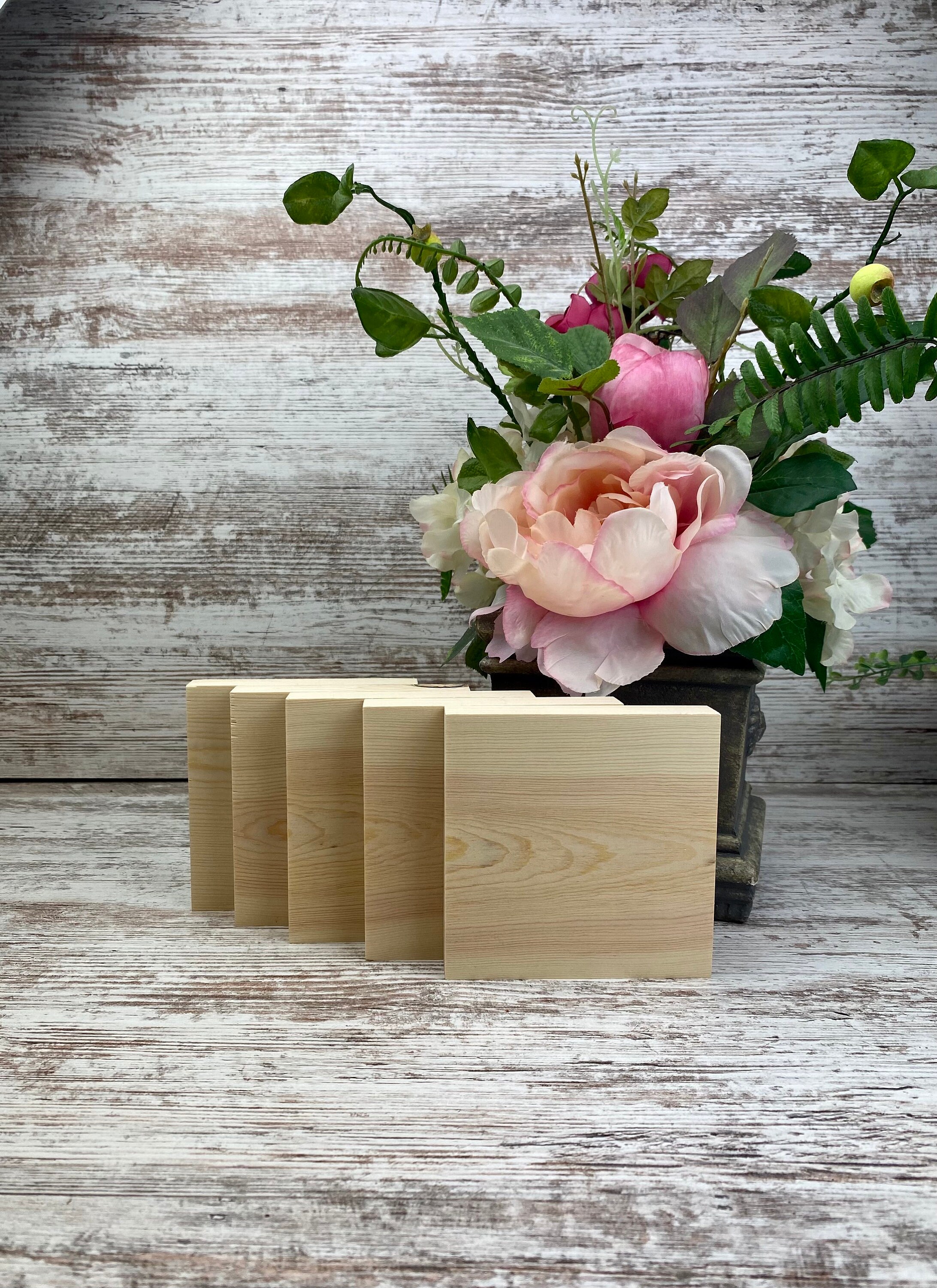 4x4 Unfinished Wood Block Sets/wood Squares/sign - Etsy