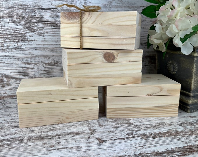 Blank Mini Book Stacks/ 4 Sets of 3 Books/unfinished Books/tiered Tray ...