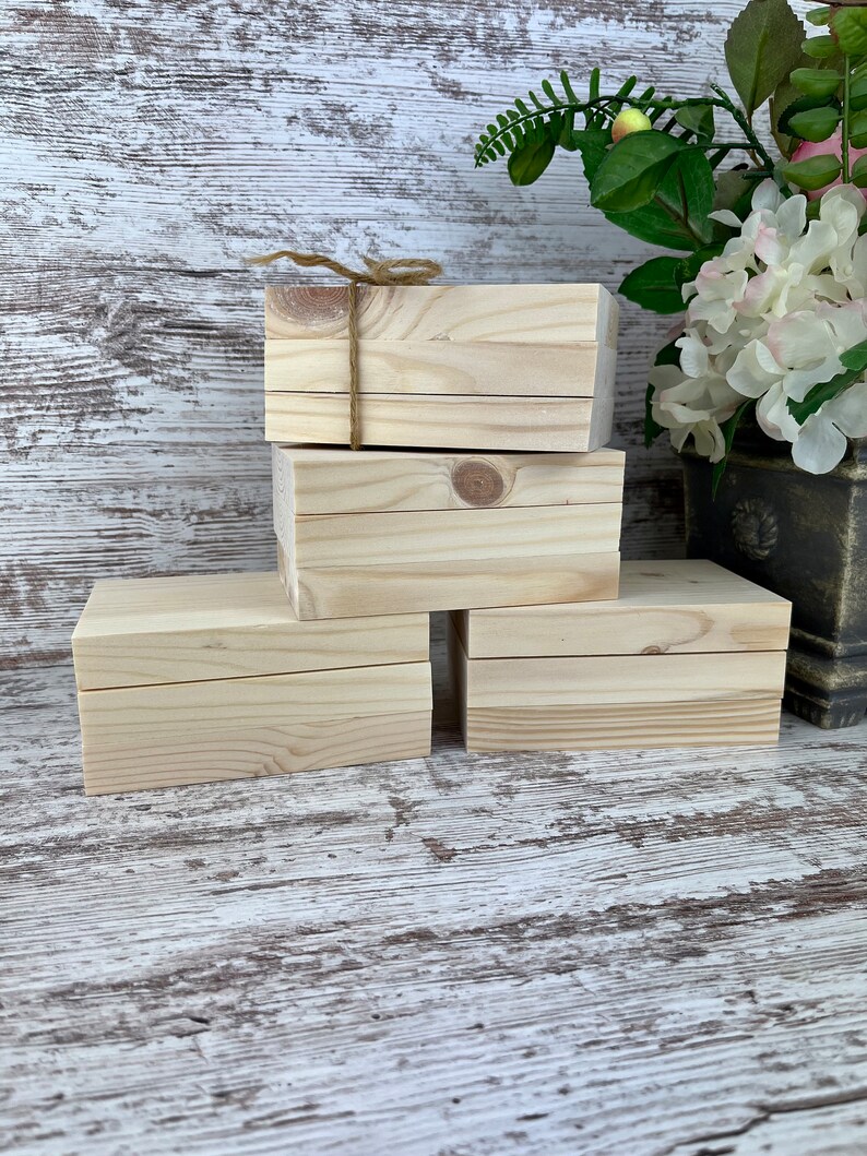 Blank Mini Book Stacks/ 4 Sets of 3 Books/unfinished - Etsy