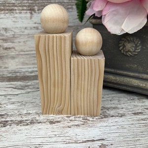 Wood Block Single Parent Unfinished Families DIY Tier Tray - Etsy